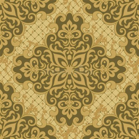 Abstract Seamless Pattern With Ornament Stock Vector Illustration Of