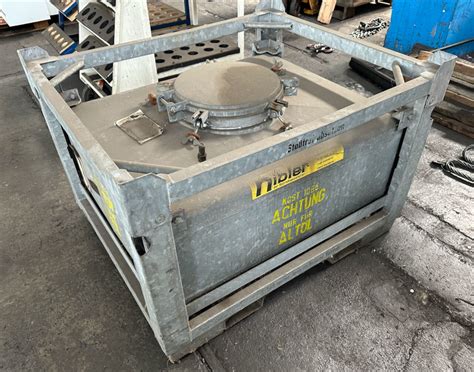 DENIOS IBC Disposal Container Dangerous Goods Container Buy Used