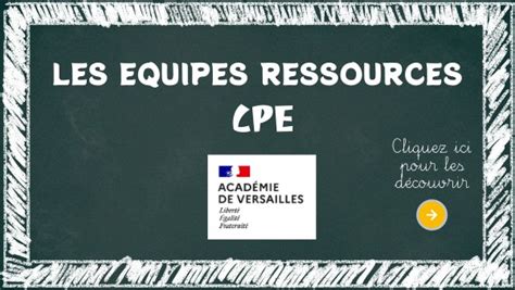 Schéma Equipes Ressources Cpe