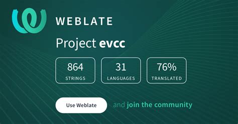 Get Involved In Evcc Hosted Weblate