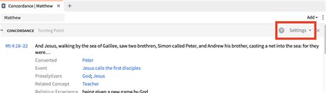 bug in concordance guide settings list will not scroll — logos community