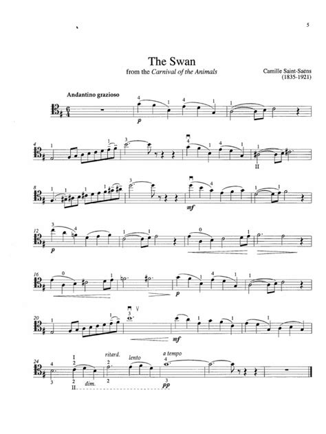 The Swan Cello Solo Pdf