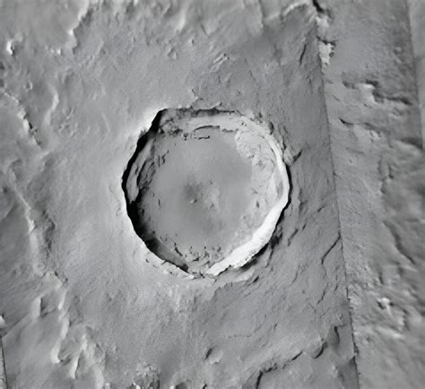 Collision On Mars Formed 2 Billion Craters