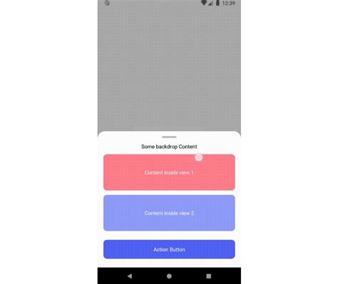 React Native Backdrop Component Built With Material Guidelines