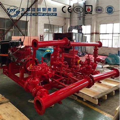 전기 모터 소방 펌프 디젤 엔진 소방 펌프 자키 펌프액세서리 포함 Edj 소방 펌프 분리형 케이스 펌프 이중 흡입 펌프 중국 소방 펌프 소방 펌프