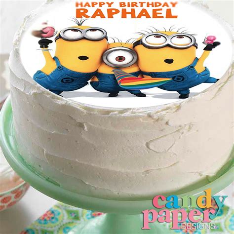 Minion Happy Birthday Cake