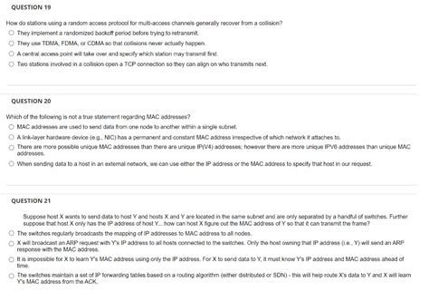 Solved QUESTION How Do Stations Using A Random Access Chegg Com