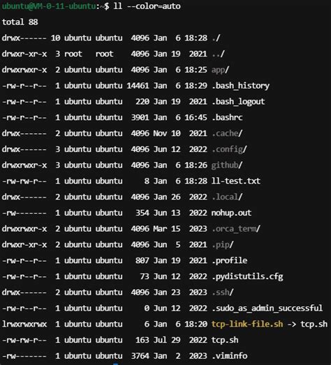 linux 命令 ll 示例 linux ll csdn博客