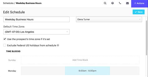 sequence schedule overview outreach support