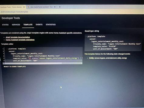 Home Assistant Templating Issues…