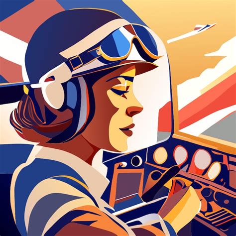 Premium Vector Co Pilot Vector Illustration