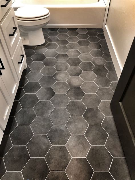 Hexagon Floor Tile For Stylish Bathroom Decor