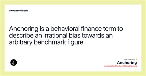 What Is Anchoring Bias In Finance Infoupdate Org