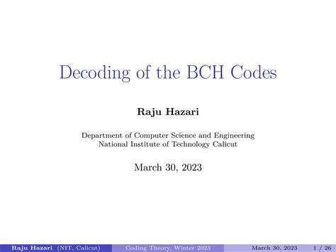 Decoding Bch Codepdf