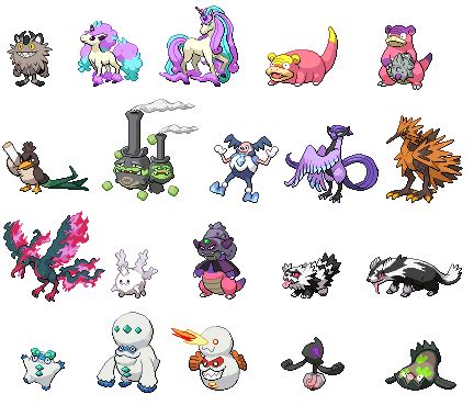 Updated Galarian Pokemon By Kingofthe X Roads On Deviantart