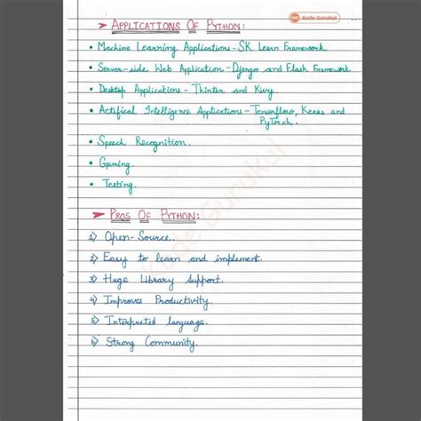 📣grab It Fast For Free ⏰ 🚨comlete Python Handwritten Notes Chapterwise