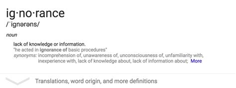 Dont Let Your Ignorance Get In The Way Of Success Daredevil Production