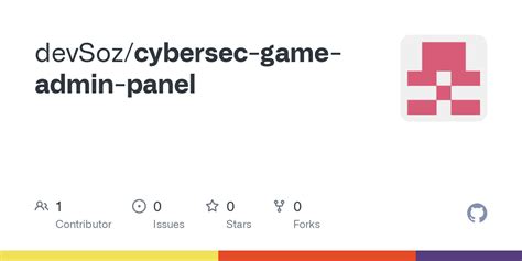 Github Devsozcybersec Game Admin Panel
