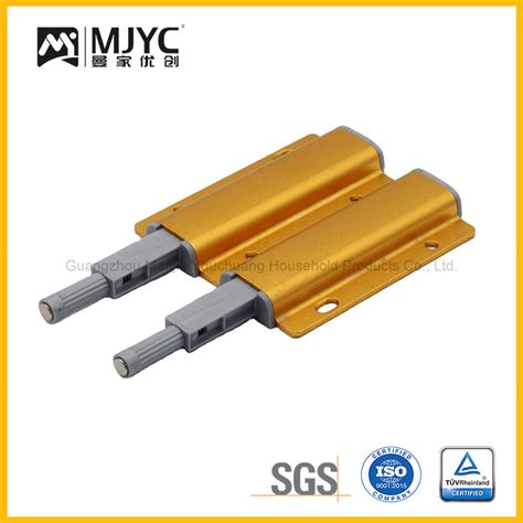 Furniture Hardware Plastic Cabinet Metal Push To Open System Touch Latch Mechanism And Push