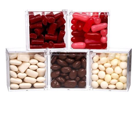 Clear Acrylic Square Cube Candy Box Boxes 2x2x2 Inches Set Of 12 Etsy