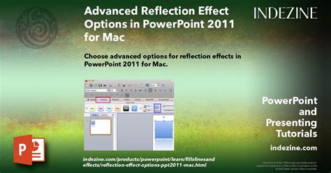Advanced Reflection Effect Options In Powerpoint 2011 For Mac
