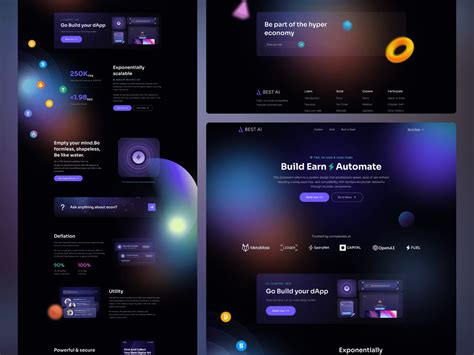 Ai Tools Landing Page Ui Ux Design Behance
