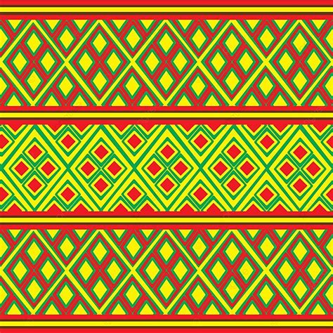 Thailand Pattern Background Stick Sarong Pattern Vector Stick Sarong