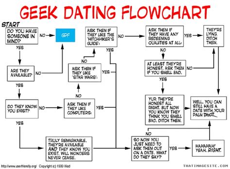 Geek Dating Flowchart Internet Hoarder
