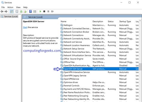 Configure Openssh Server On Windows Server 2019 Computingforgeeks