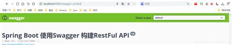 Springboot项目中引入swaggerspringboot引入swagger Csdn博客