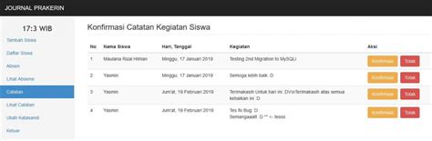 Source Code Gratis Absensi Siswa Php Mysql Jasa Pembuatan Website
