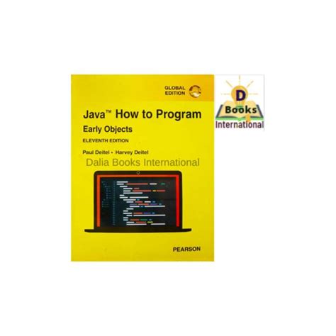 Java How To Program Early Objects By Paul Deitel Harvey Deitel Bd