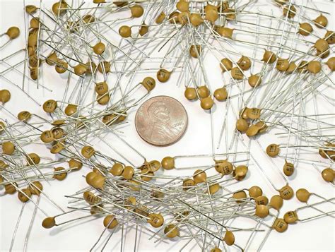 Capacitors Disc 10pf Picofarad 50v Volt Radial Quantity 20 Ebay