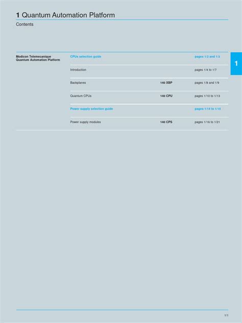 Automate Modicon Quantum Pdf Programmable Logic Controller Central Processing Unit