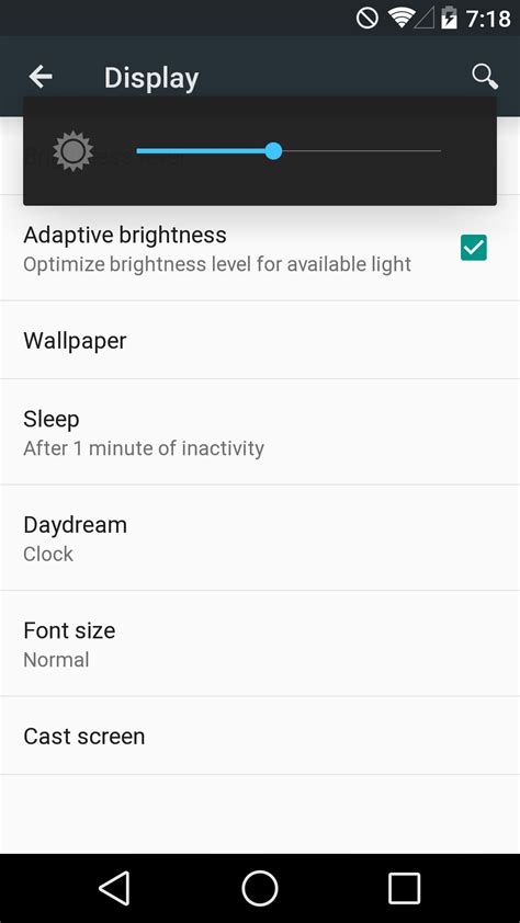 Android L Feature Spotlight Auto Brightness Is Gone Adaptive