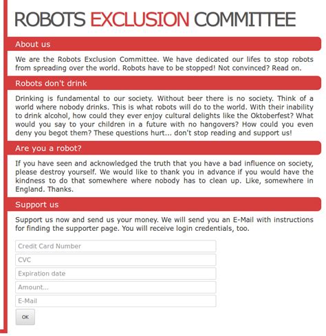 Robots Exclusion Committee Writeup Hack Lu CTF The Hacker Blog