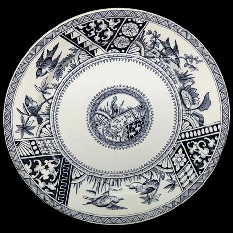 Large Aesthetic Transferware Plate ~ Congo 1883 For Sale On Ruby Lane