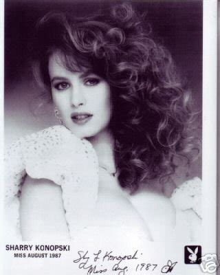 1987 Playboy Playmate Sharry Konopski Signed Photo 41247511
