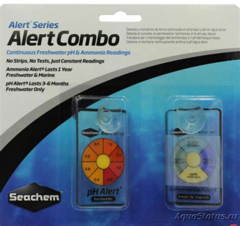Тесты на аммиак и ph. SEACHEM AMMONIA & PH ALERTS COMBO PACK SALTWATER ...