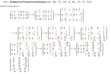 Output Formatting How To Add A Vertical Line To A Matrix