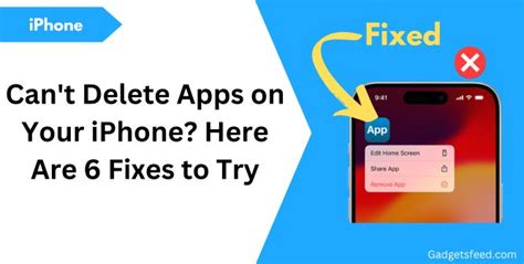 Can T Delete Apps On Your IPhone Here Are Fixes To Try