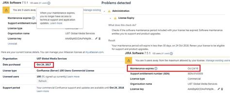 Solved Jira And Confluence License Expiry Warning What T