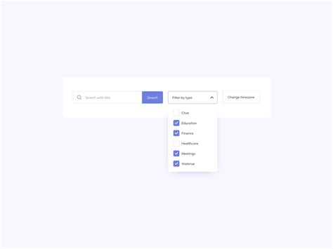 Ui Filter Examples At Antonio Baker Blog