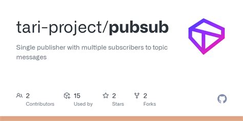 GitHub Tari Project Pubsub Single Publisher With Multiple Subscribers To Topic Messages
