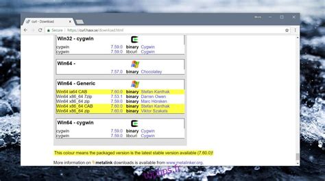 Comment Utiliser CURL Sur Windows Toptips Fr
