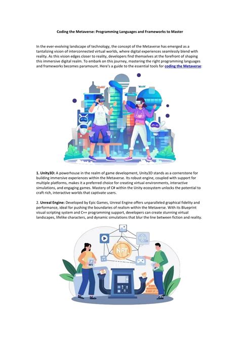 Ppt Coding The Metaverse Programming Languages And Frameworks To