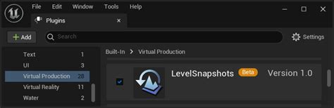 level snapshots in unreal engine unreal engine 5 4 documentation