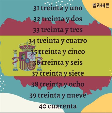 기초 스페인어 독학 숫자 1~100까지 알아봐요 네이버 블로그