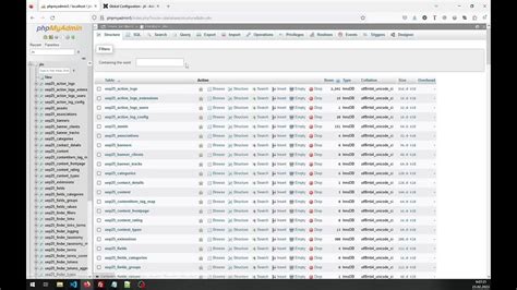 Example Use Phpmyadmin Updated Table Joomshopping Youtube