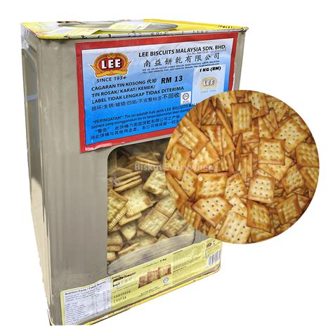 Tin Biskut Lee Soda Tawar Kecil 3kg Shopee Malaysia